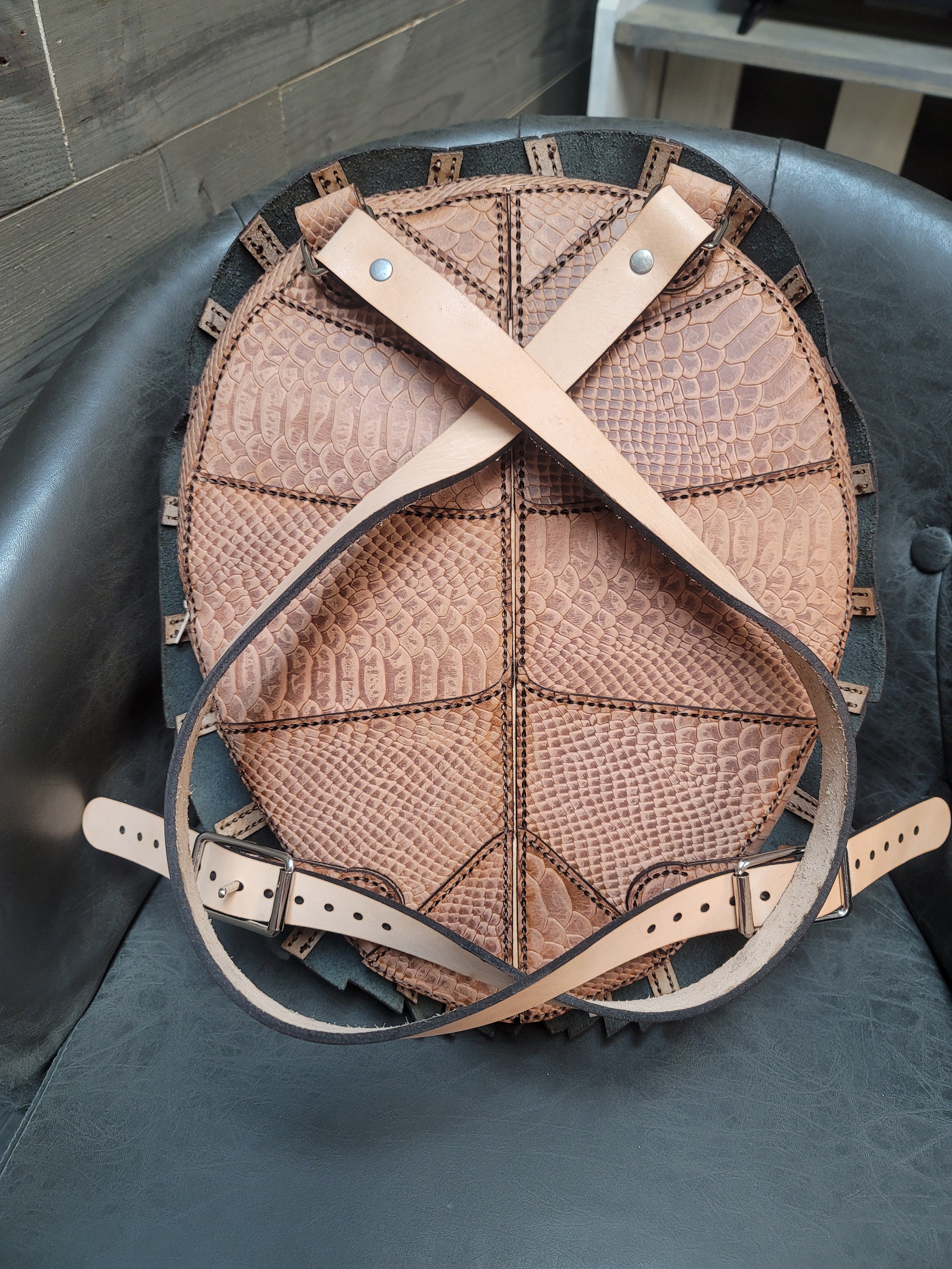 tortoise shell backpack